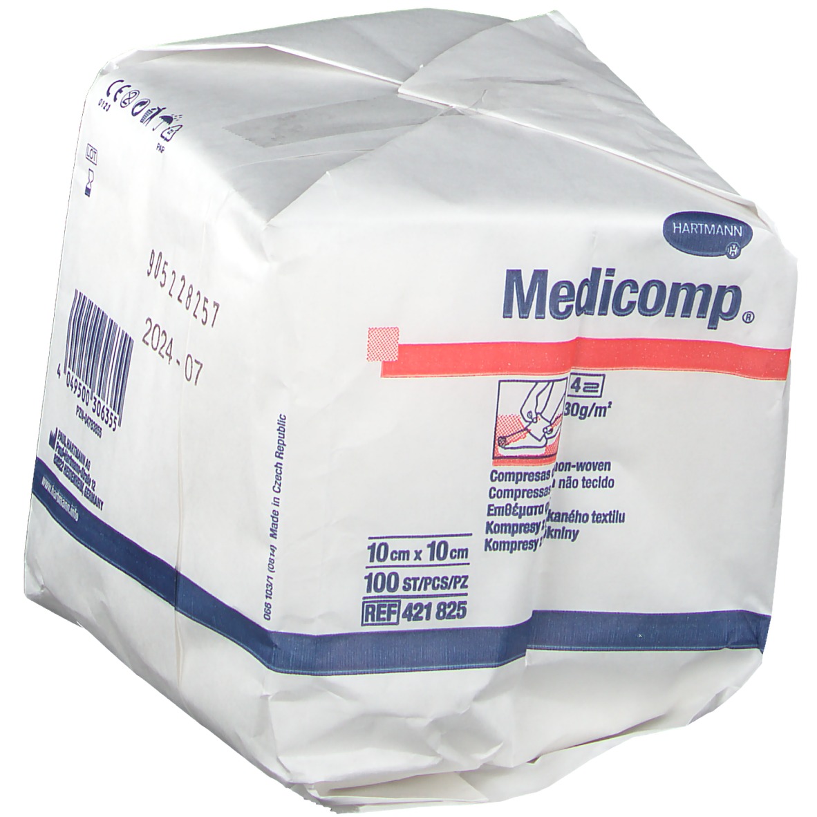 Medicomp® Kompressen unsteril 10 cm x 10 cm 100 St - shop-apotheke.at