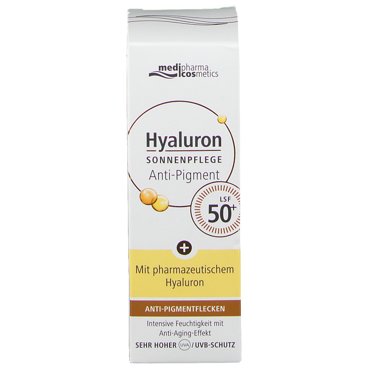 medipharma cosmetics Hyaluron Sonnenpflege Anti-Pigment LSF 50+ 50 ml ...