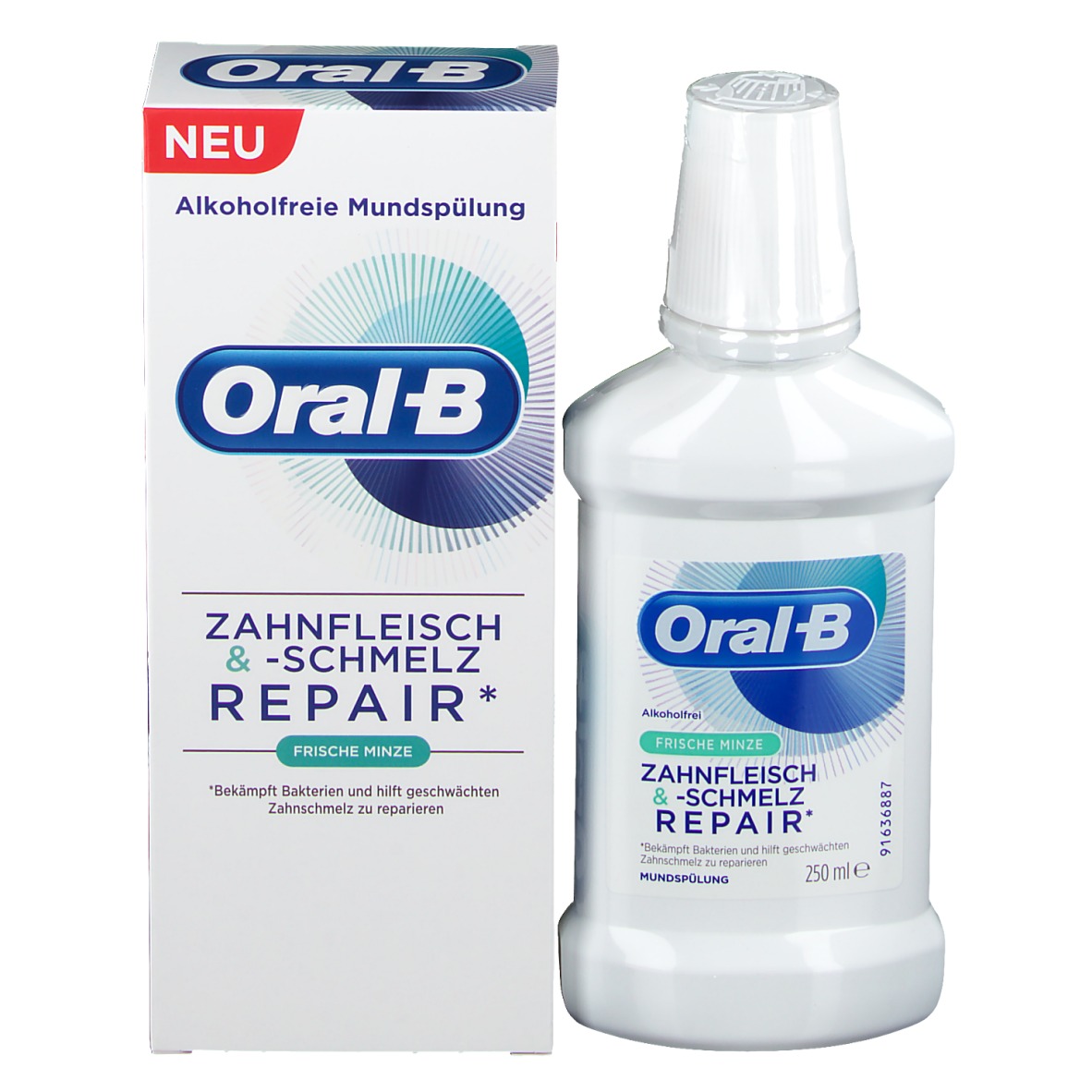 Oral-B® Zahnfleisch & -Schmelz Repair Mundspülung Frische Minze 250 ml ...
