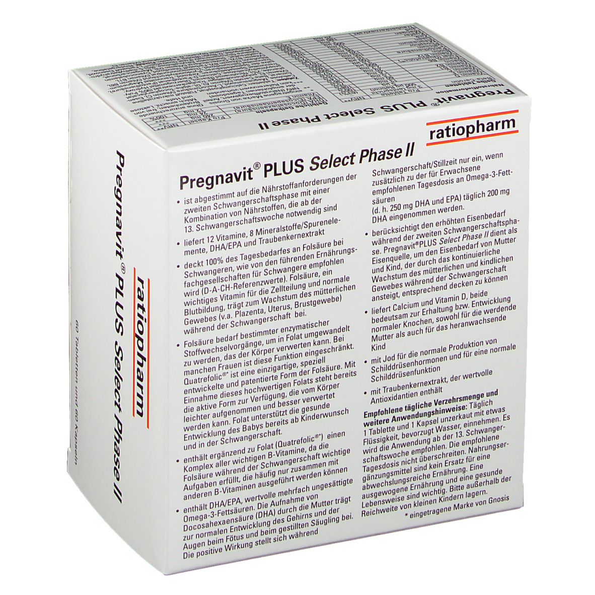 Pregnavit® PLUS Select Phase II +DHA 120 St - shop-apotheke.at