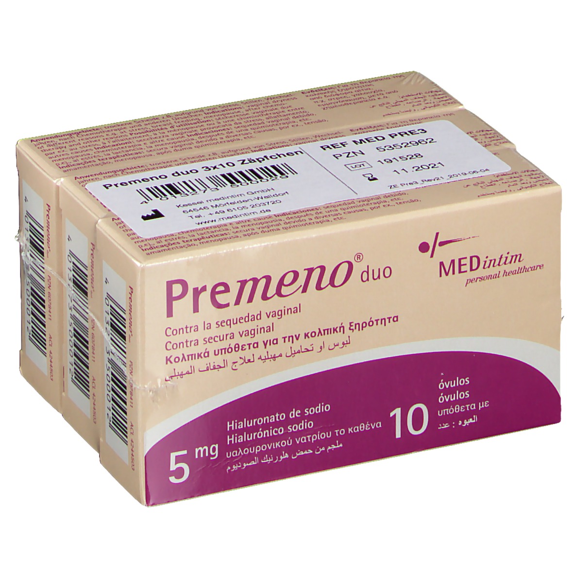 Premeno® Duo Vaginalovula 3X10 St - shop-apotheke.at