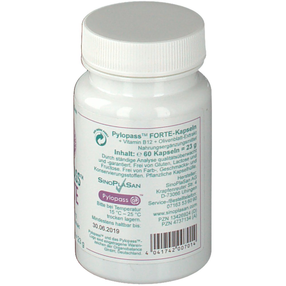Pylopass-FORTE 200 mg 60 St - shop-apotheke.at