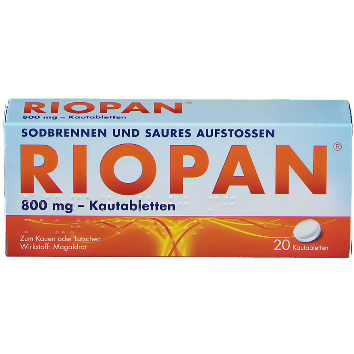 Riopan® 800 mg Kautabletten 20 St - shop-apotheke.at