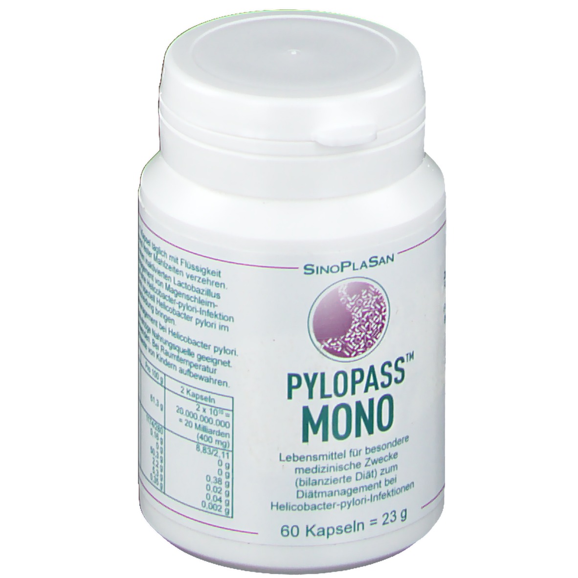SinoPlaSan Pylopass Mono 200 mg 60 St - shop-apotheke.at