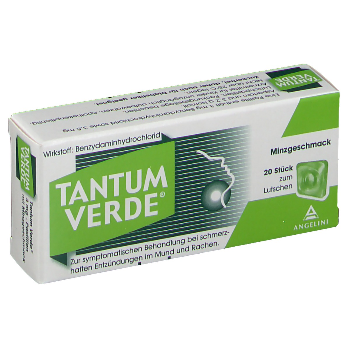 TANTUM VERDE® Pastillen mit Minzgeschmack 20 St - shop-apotheke.at