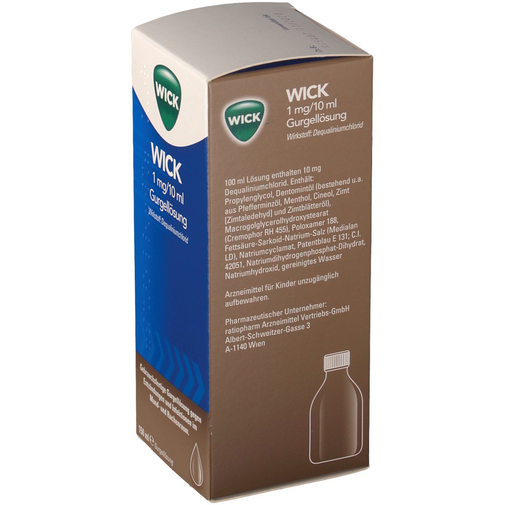 WICK Gurgellösung 1 mg/10 ml 150 ml - shop-apotheke.at